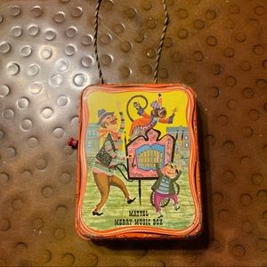 Mattel | Games | 95s Mattel Merry Music Box Band Instruments Monkey ...